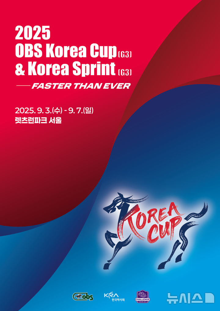 2025 OBS 코리아컵 & 코리아스프린트 9월7일 과천서 개최 :: 공감언론 뉴시스