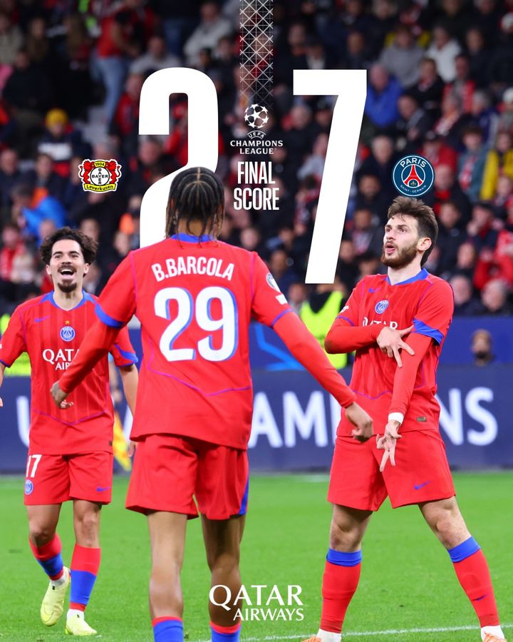 '이강인 교체 출전' PSG, 레버쿠젠 7-2 완파…UCL 리그 페이즈 선두 :: 공감언론 뉴시스